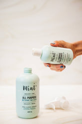 Mint Cleaning All-Purpose Cleaner - 456ml Refillable Bottle, Peppermint ...
